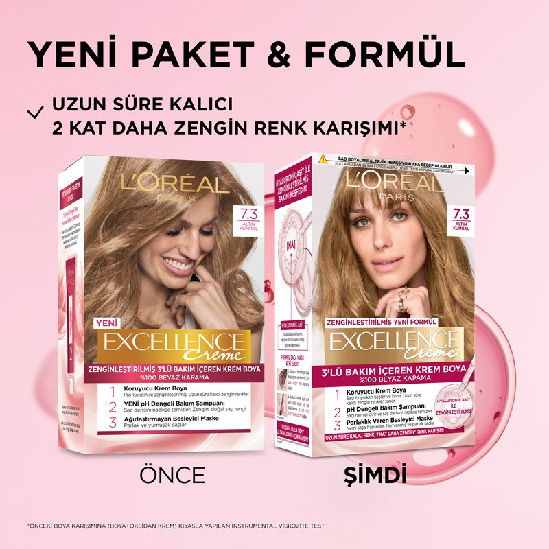 Excellence Creme 7.3 Altın Kumral | L'Oréal Paris