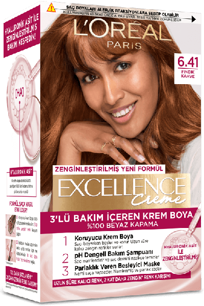 Excellence Creme 6.41 Fındık Kahve | L'Oréal Paris