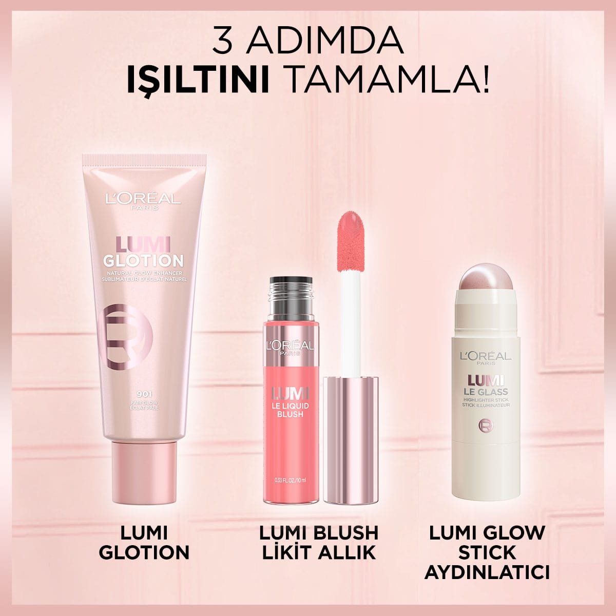 Lumi Blush Yoğun Pigmentli ve Işıltılı Likit Allık Warm Peach| Loréal Paris