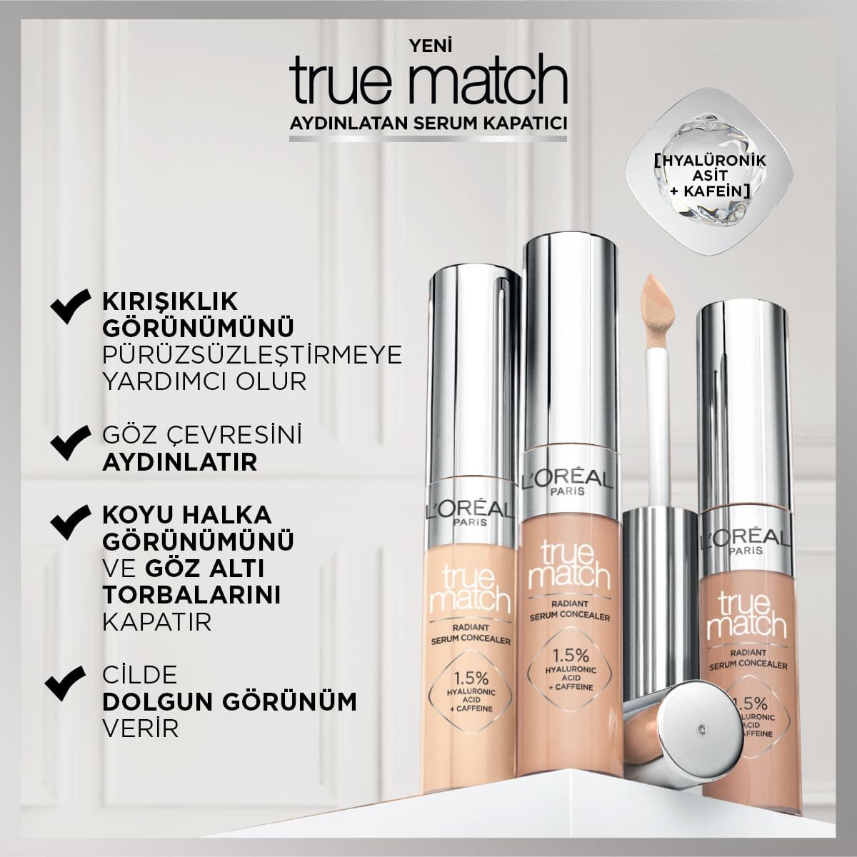 True Match Aydınlatan Serum Kapatıcı Ten Makyajı 1N | L'Oréal Paris
