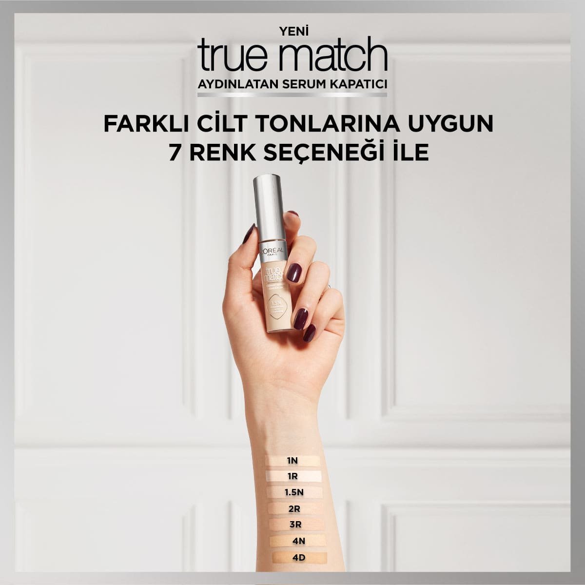True Match Aydınlatan Serum Kapatıcı Ten Makyajı 1N | L'Oréal Paris