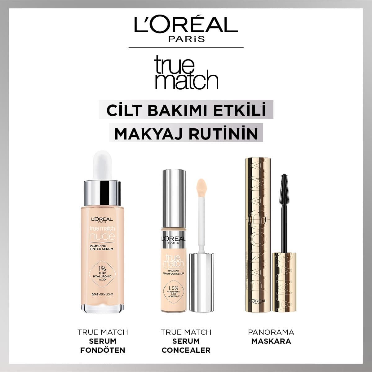 True Match Aydınlatan Serum Kapatıcı Ten Makyajı 1N | L'Oréal Paris