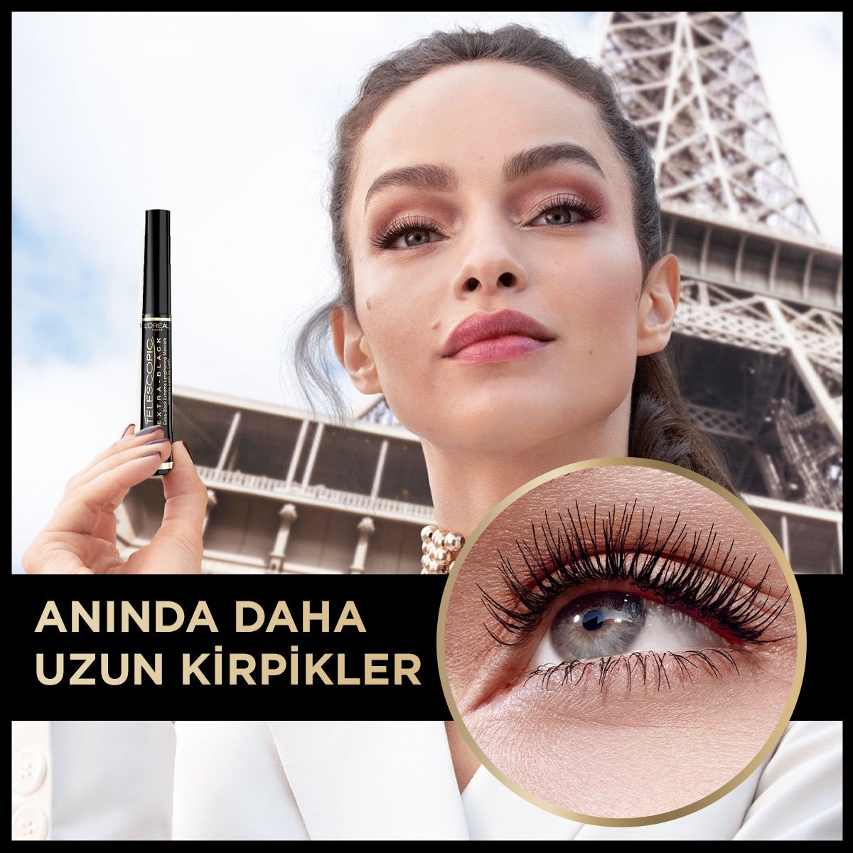 Telescopic Extra Black Maskara | L'Oréal Paris