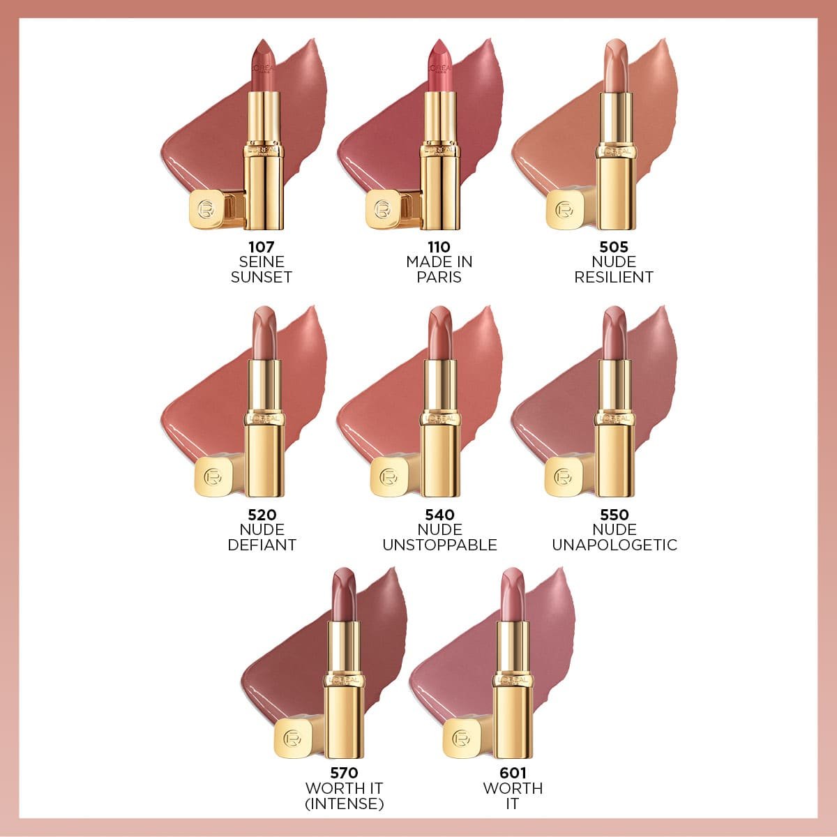 Color Riche Dudak Makyajı Saten Bitişli Ruj 107 Seine Sunset | L'Oréal ...